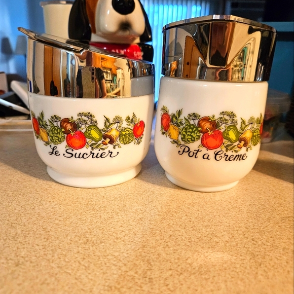 Gemco/ Pyrex | Kitchen | Gemco Sugar Creme Spice Of Life Collection ...